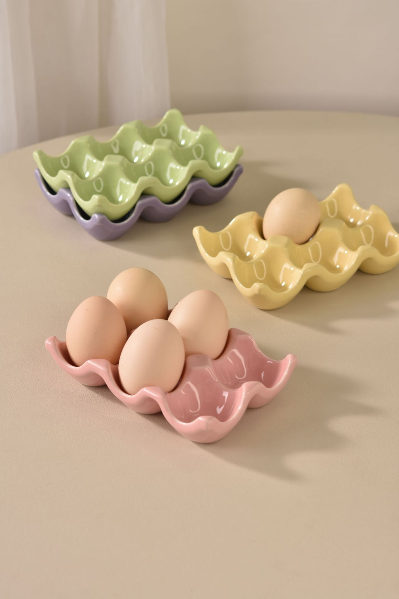 Buy Wholesale China 6 Cups Egg Tray - Half Dozen Egg Holder Container ...