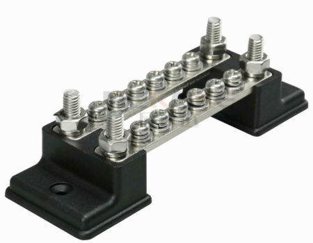 Nekeke Bus Bar Electrical Terminal Junction Box 2 6 Way 150a 4 Stud Fr ...