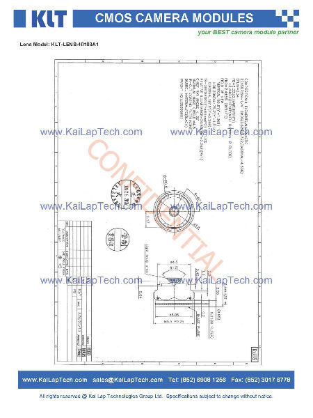 Klt-v4mpf-ov5640 V1.0 Nir 5mp Ov5640 Mipi And Dvp Parallel Interface No ...