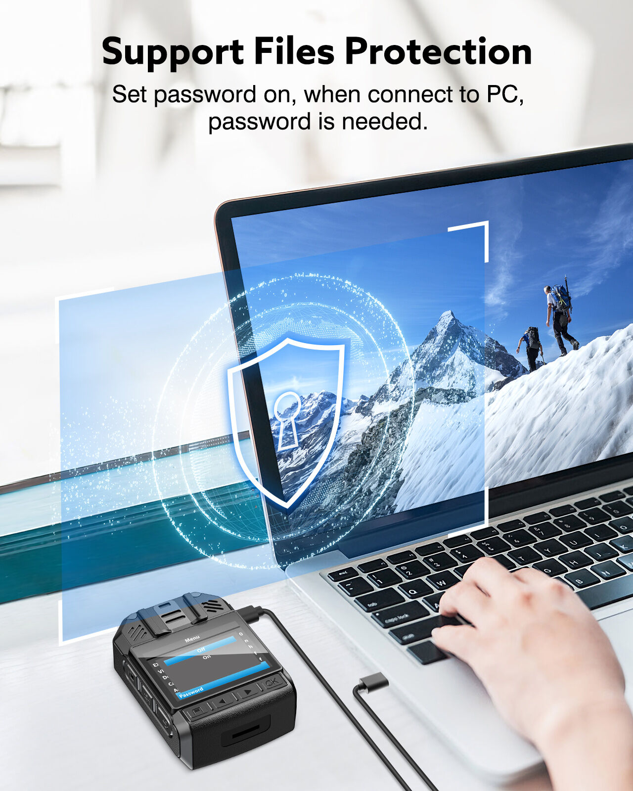 Boblov High Quality Body Worn Camera 1296p Body Mounted Camera Night ...