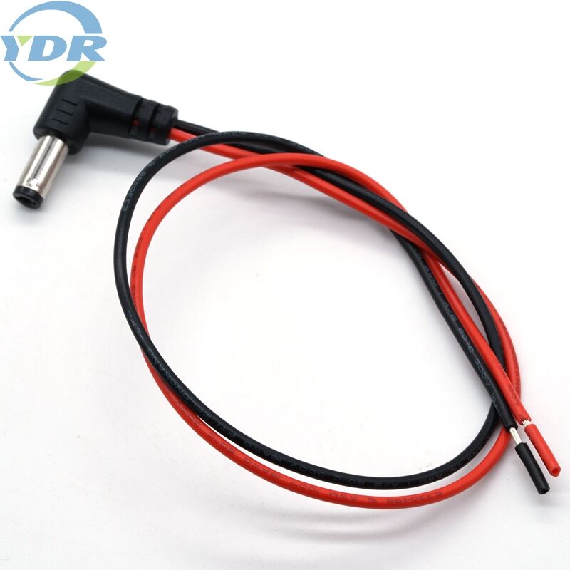 Dc 5521 Power Jack Plug Male Connector 90 Degree Right Angle 5.5*2.1mm ...
