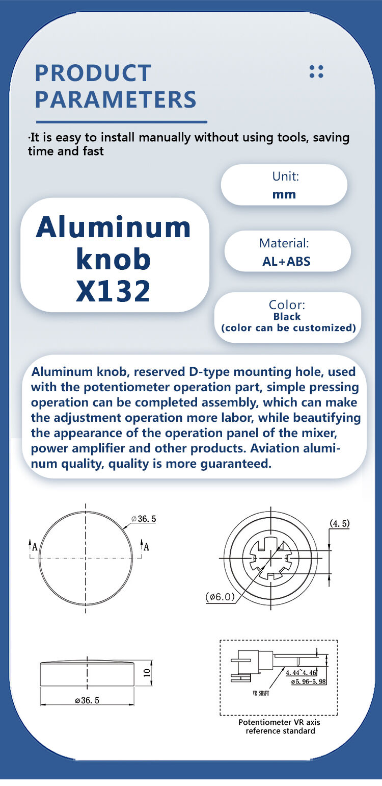 Buy Wholesale China Aluminum Rotary Knob X132 Plastic Colour Aluminum ...