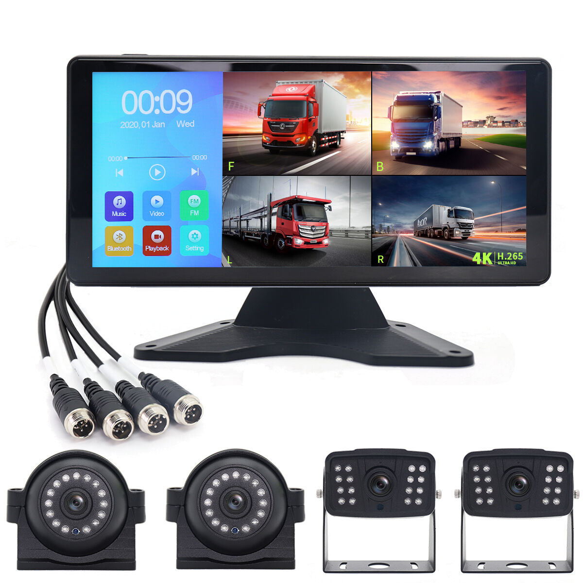 Buy Wholesale China Video Play Back Dvr 4 Channel With Rear View Camera ...