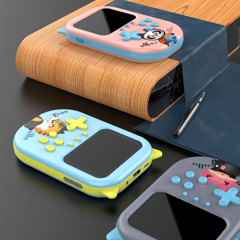A A10 Cat Ear Handheld Game Console 3.5 Inch Screen 500 In 1 Games ...