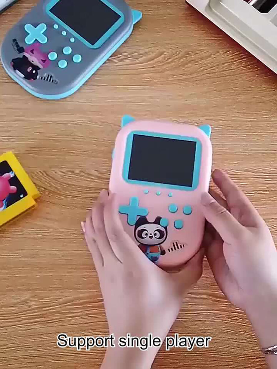 A A10 Cat Ear Handheld Game Console 3.5 Inch Screen 500 In 1 Games ...