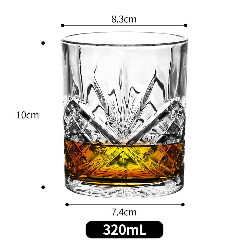 Buy Wholesale China Whiskey Glass, Crystal Old Fashioned Low Ball Rocks ...