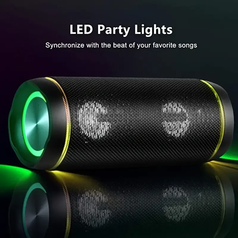 Rgb Light 40w Outdoor Bluetooth Speaker Portable Speaker Waterproof ...