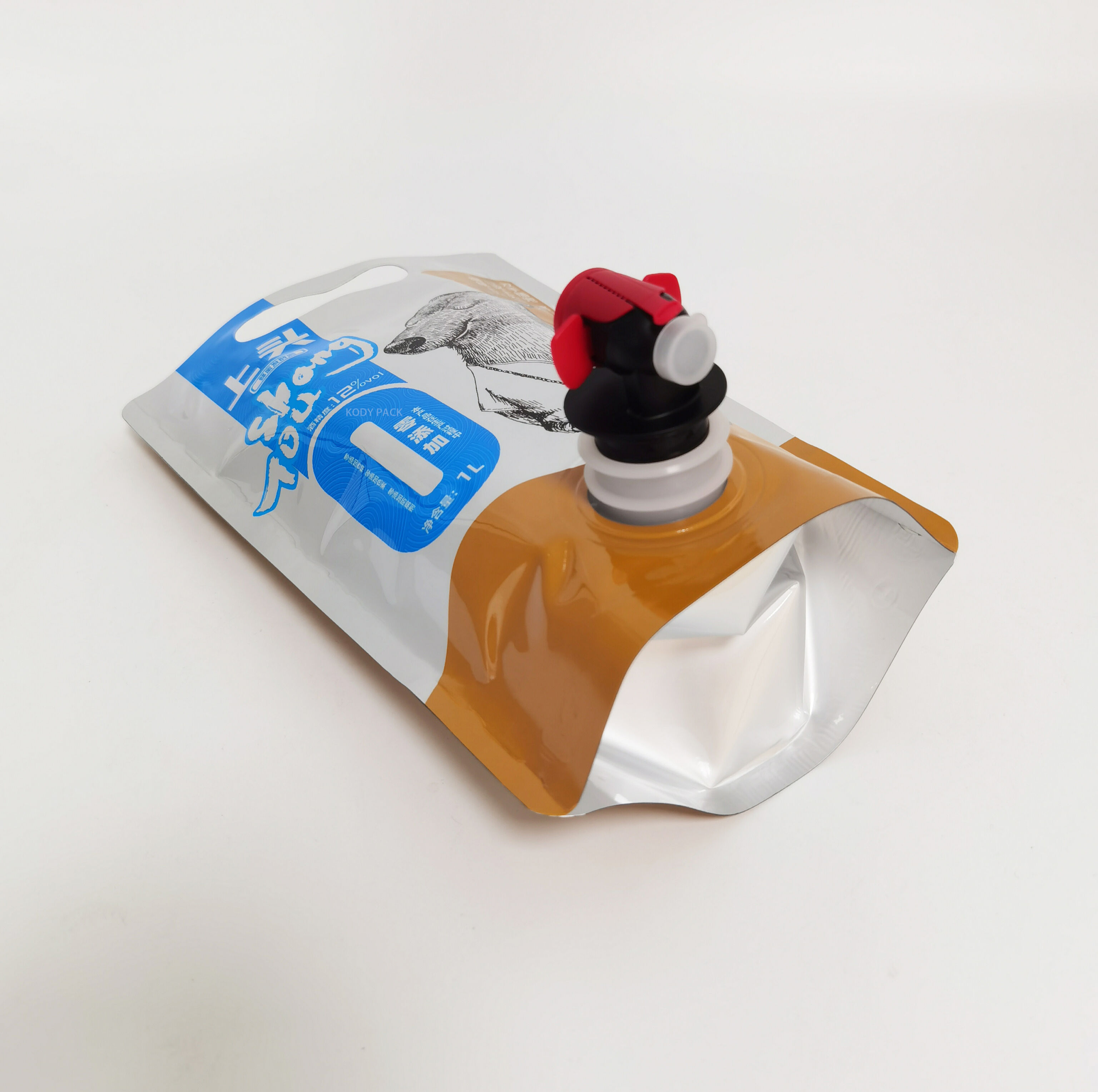 Buy Wholesale China 1l-5l Stand Up Pouch Bib With Tap Foldable Beer Bag ...