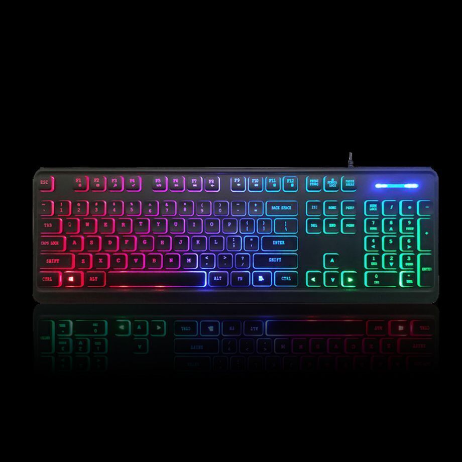 Buy Wholesale China Low Vision Big Black Letter Russian Gaming Keyboard ...