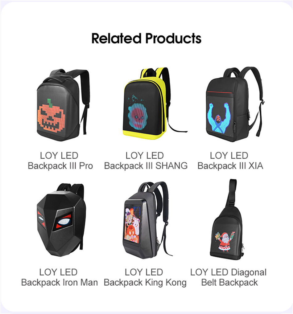 Buy Wholesale China 2024 Wholesale Led Waist Bag Led Eye Backpack For ...