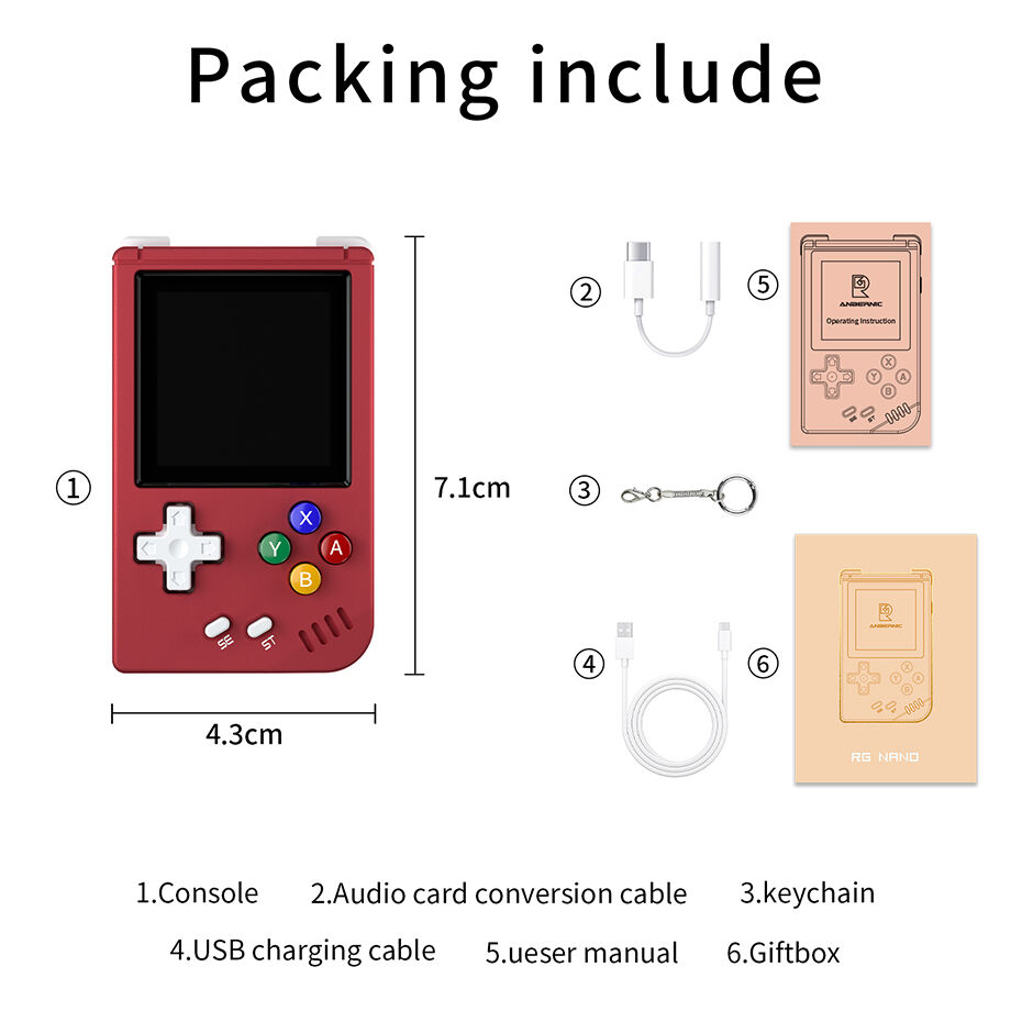 Buy Wholesale China A Rgnano Mini Handheld Game Console Palm 1.54 Inch ...