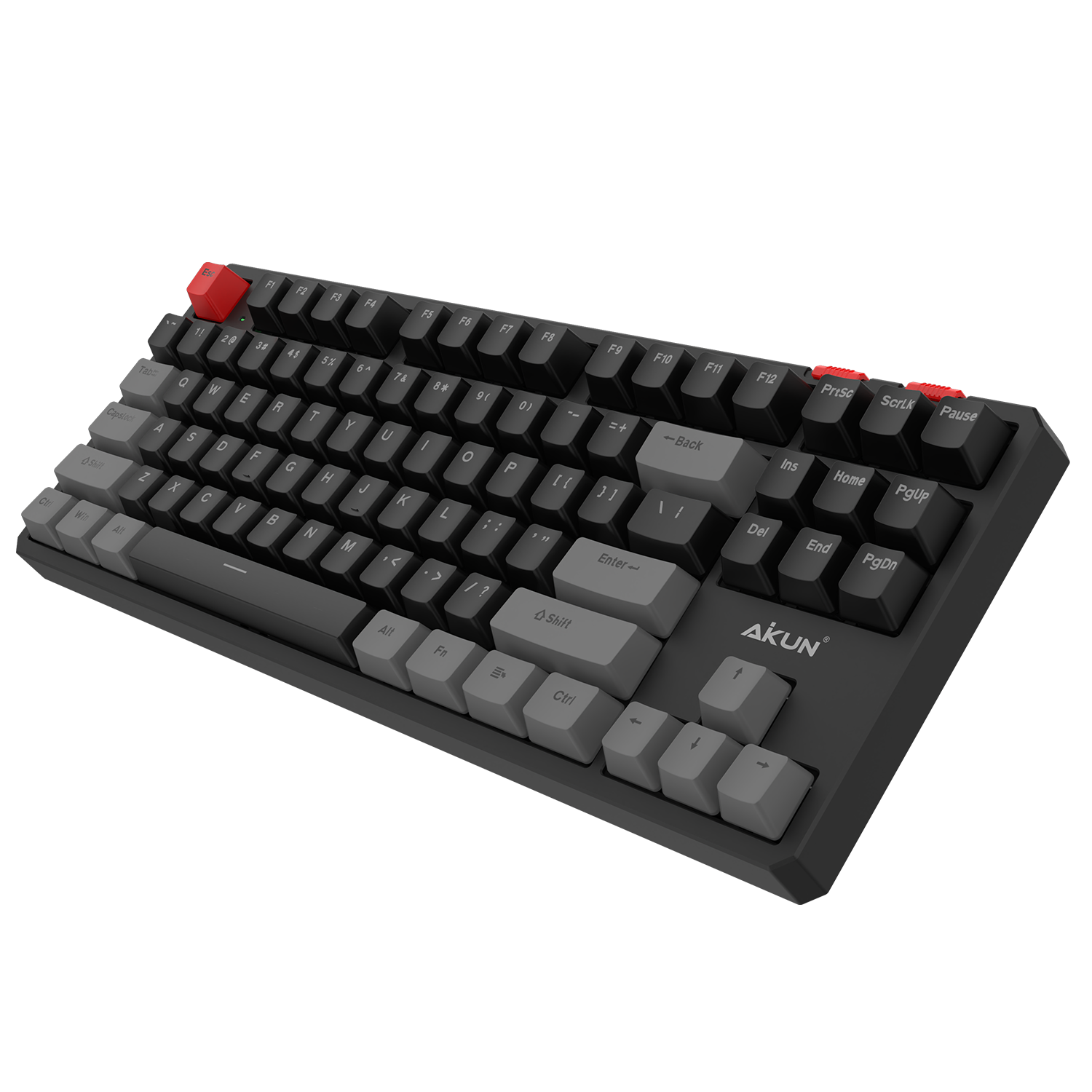 Aikun Gx987 Wired Wireless Bt 3 Modes 87 Keys Gaming Keyboard With ...