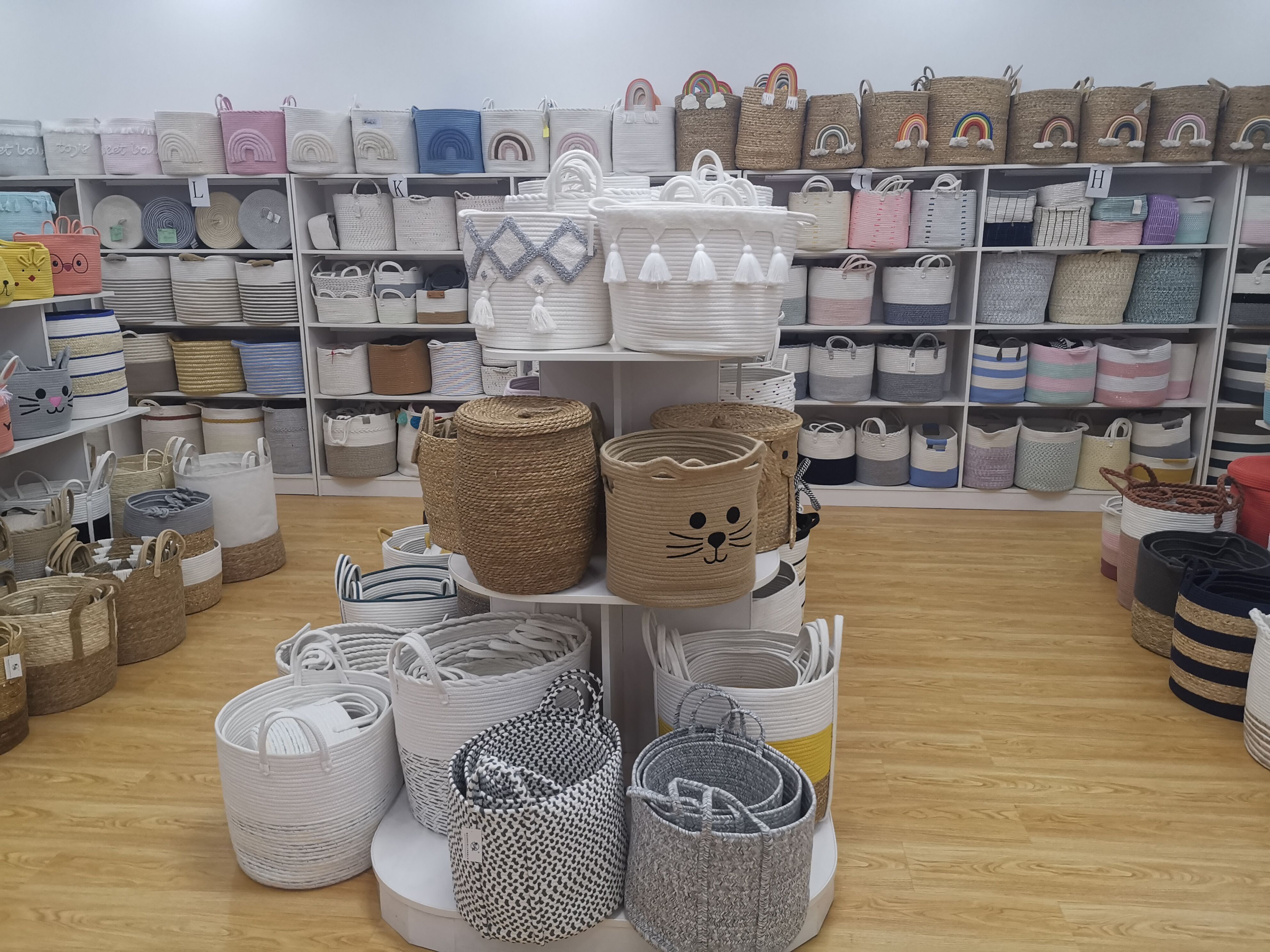 Hot Sale ,foldable And Eco-friendly Bamboo Storage Rack With 2 Canvas ...