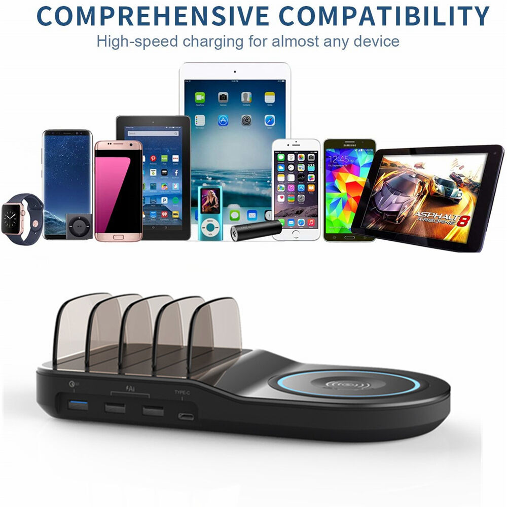 Wholesale Custom Logo Desktop Universal Fast Charge Docking Station 10w ...
