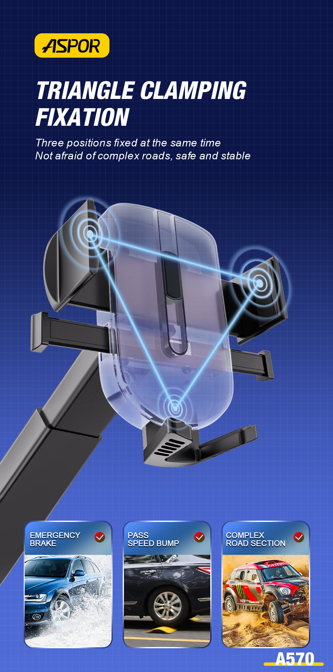 Buy Wholesale China Aspor A570 Smartphones Universal Air Vent Cell ...