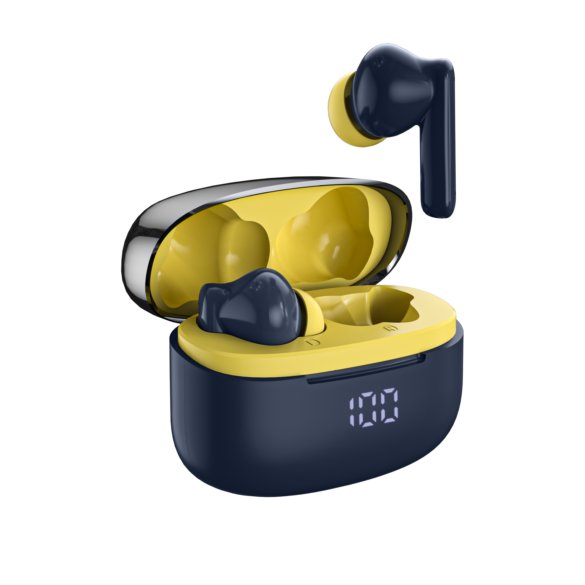 Buy Wholesale China Tws Earbuds With Led Display Dual Mic Enc App ...