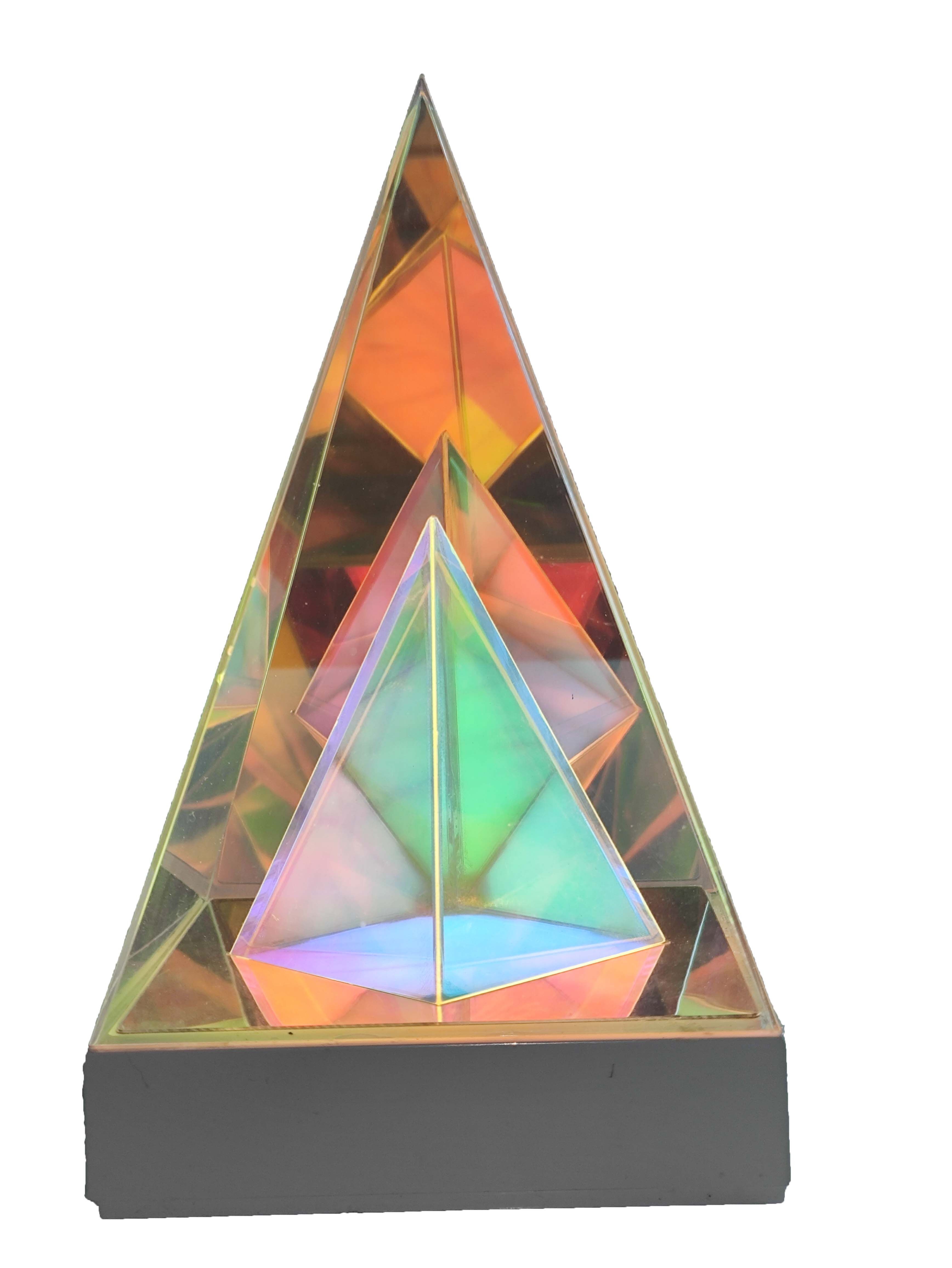 Buy Wholesale China Acrylic Desktop Creative Atmosphere Light Pyramid ...