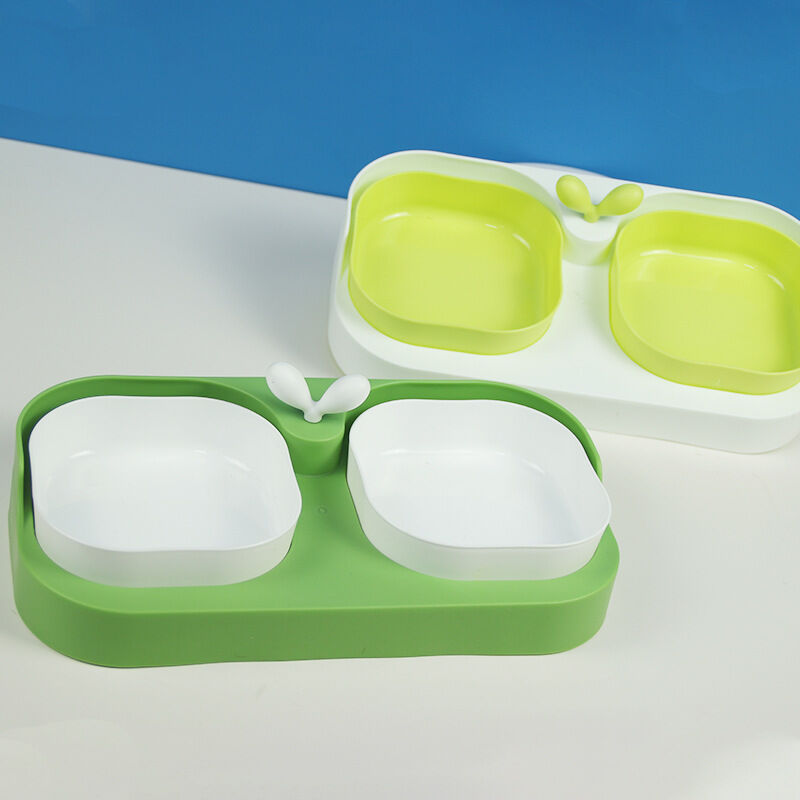 Wholesale Dry Wet Dual Use Double Dog Bowls Small Medium-sized Pet ...