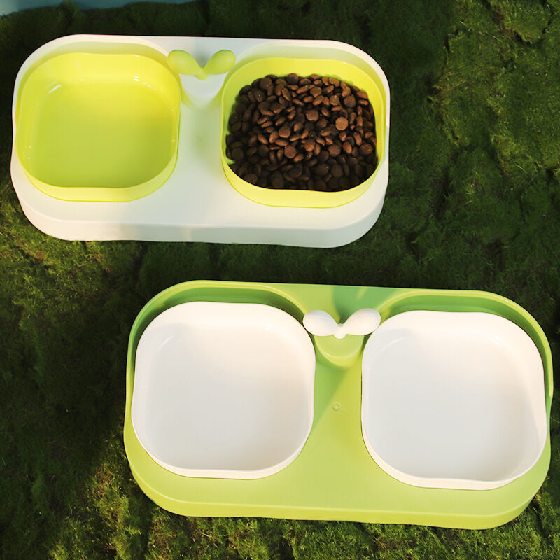 Wholesale Dry Wet Dual Use Double Dog Bowls Small Medium-sized Pet ...