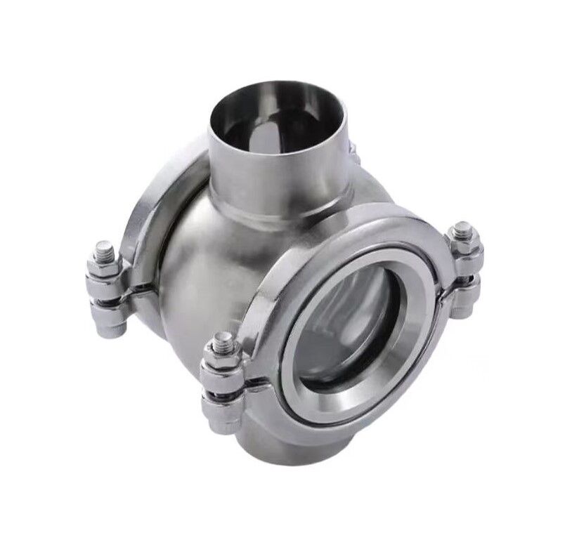 Buy Wholesale China Four Ways Spherical Clamp Weld Straight Sanitary ...