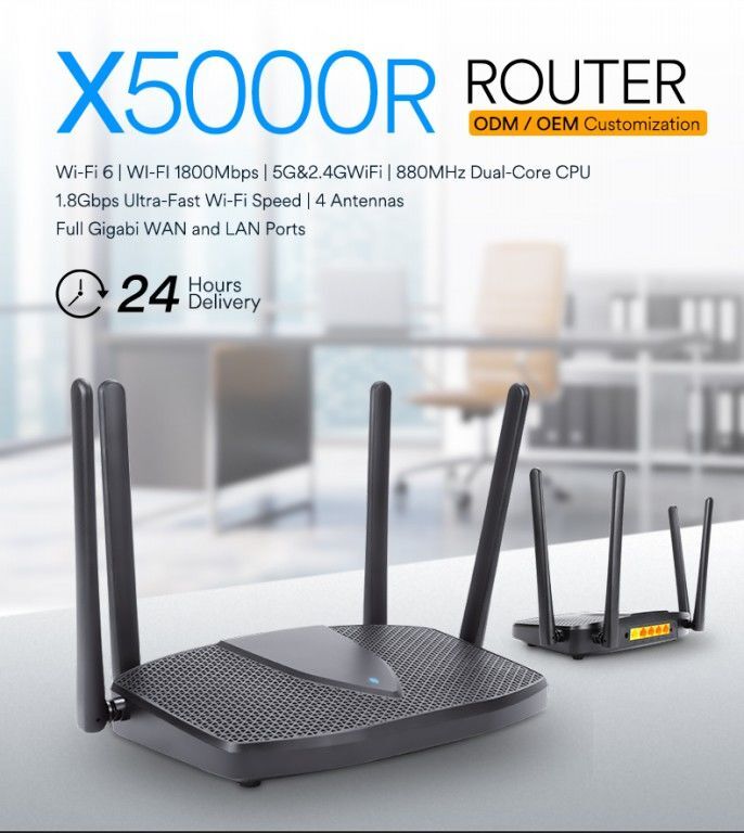 5g Router Ax1800 Wifi 6 Router 4ge Lan Ports 1ge Wan Port 1.8gbps Ultra ...