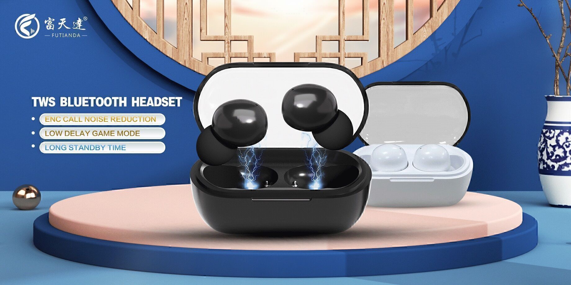 Portable True Wireless Stereo Tws Earbud Wireless Earphones With ...