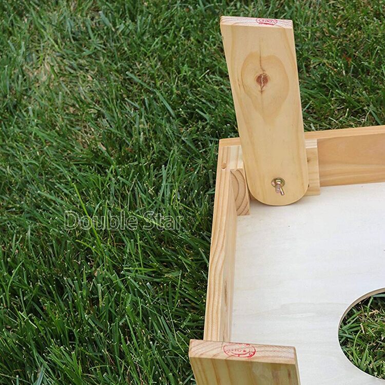 Solid Wood Corn Hole Game Board Of 8 Corn Hole Toss Bags, Sandbag Table ...