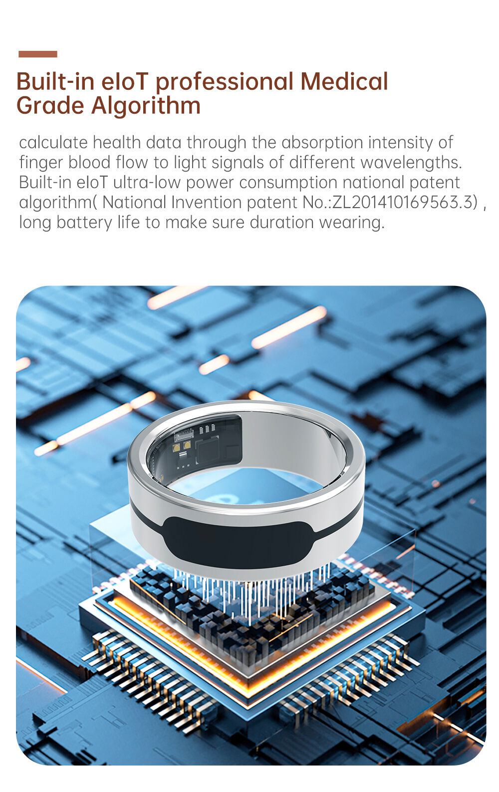 Buy Wholesale China Smart Ring Fitness Tracker Finger Rings With Led ...