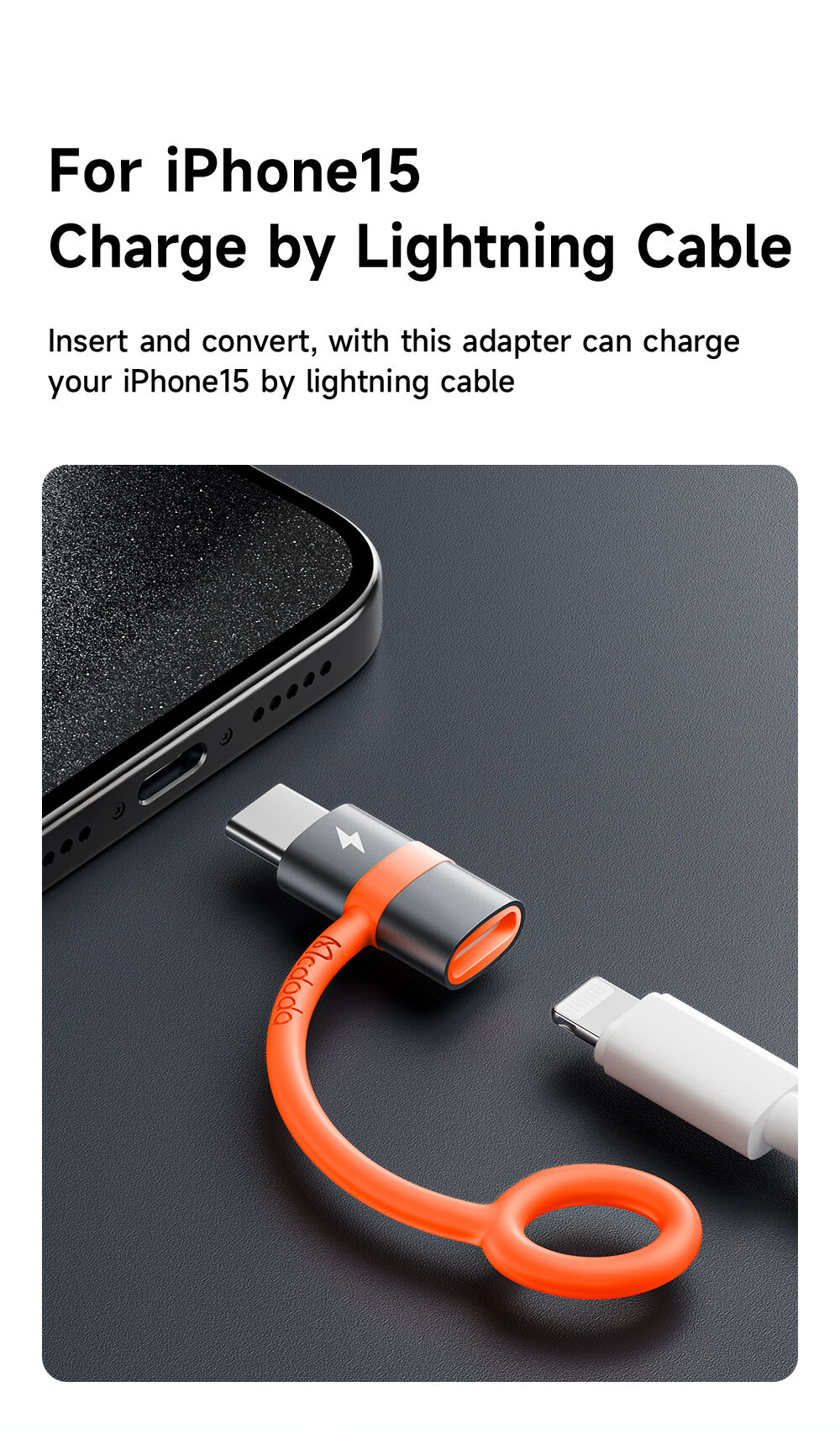 Mcdodo 553 Adapter Lightning To Usb-c Pd36w Fast Charge Adapter Power ...