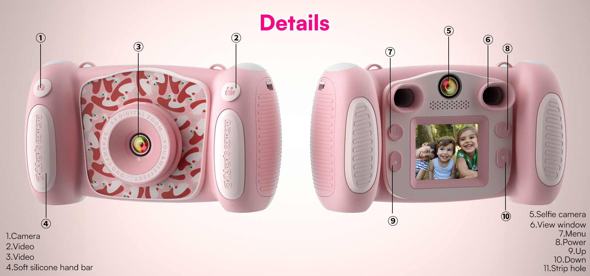 Bulk Buy China Wholesale Cute Kids Camera 2'' Tft Lcd Built-in 5 Game ...