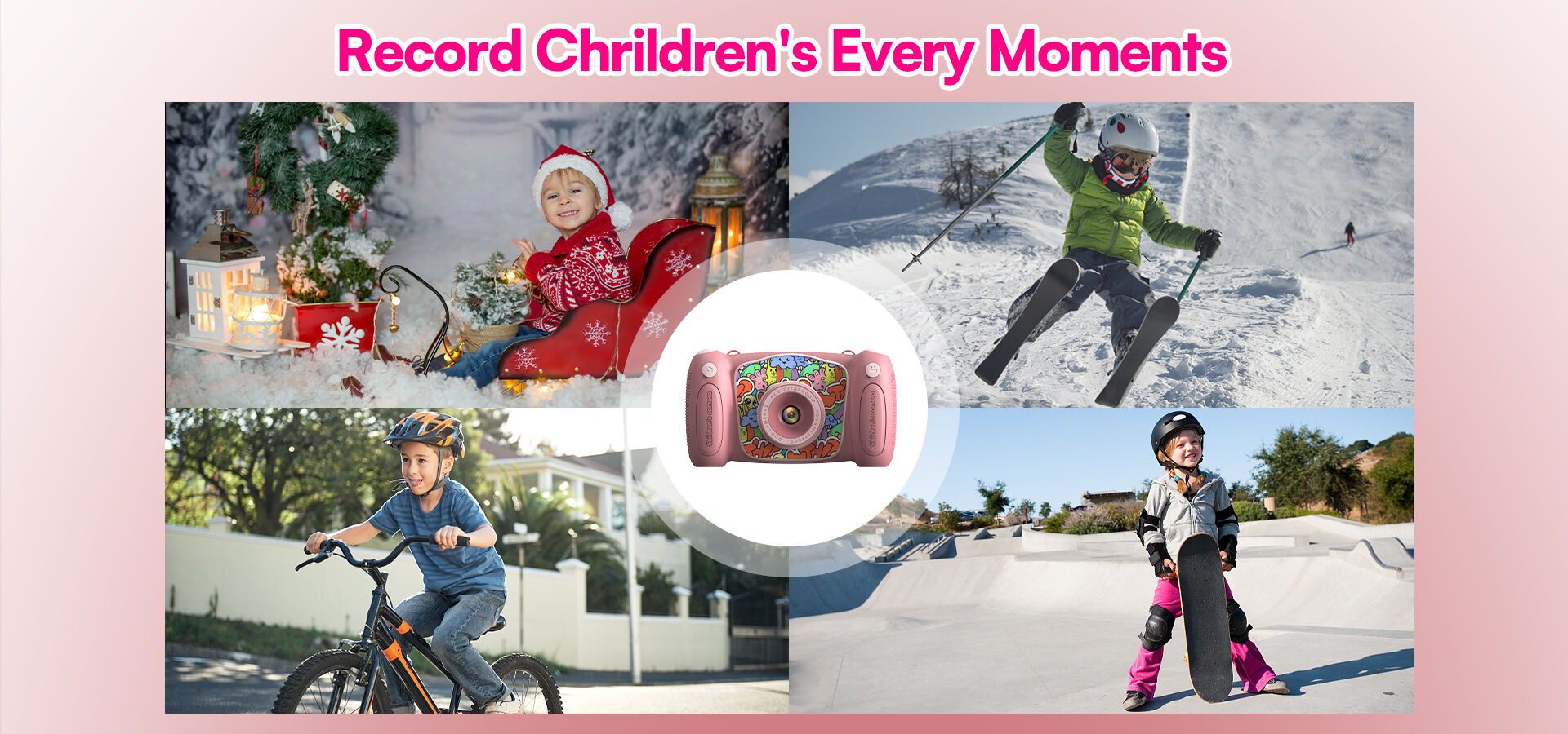 Bulk Buy China Wholesale Cute Kids Camera 2'' Tft Lcd Built-in 5 Game ...