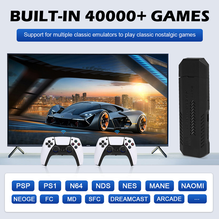A P5 Pro Game Console Hd 4k Video Built In 41000+games 2.4g Wireless ...