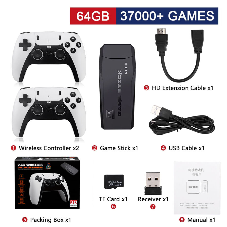 Buy Wholesale China M8 Pro Game Stick 4k 10000 Games Retro Game Console ...