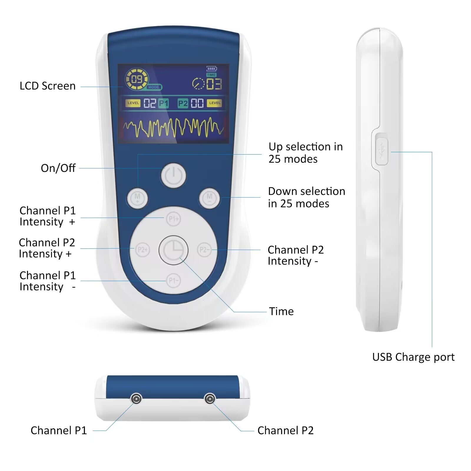 Buy Wholesale China Ems Rechargeable Therapy Device For Back Sciatica ...