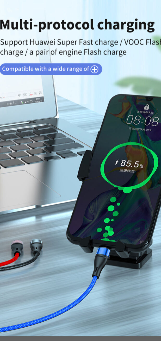 Buy Wholesale China 1.2 M Nylon Braided Colorful 5a 40w Fast Charging ...