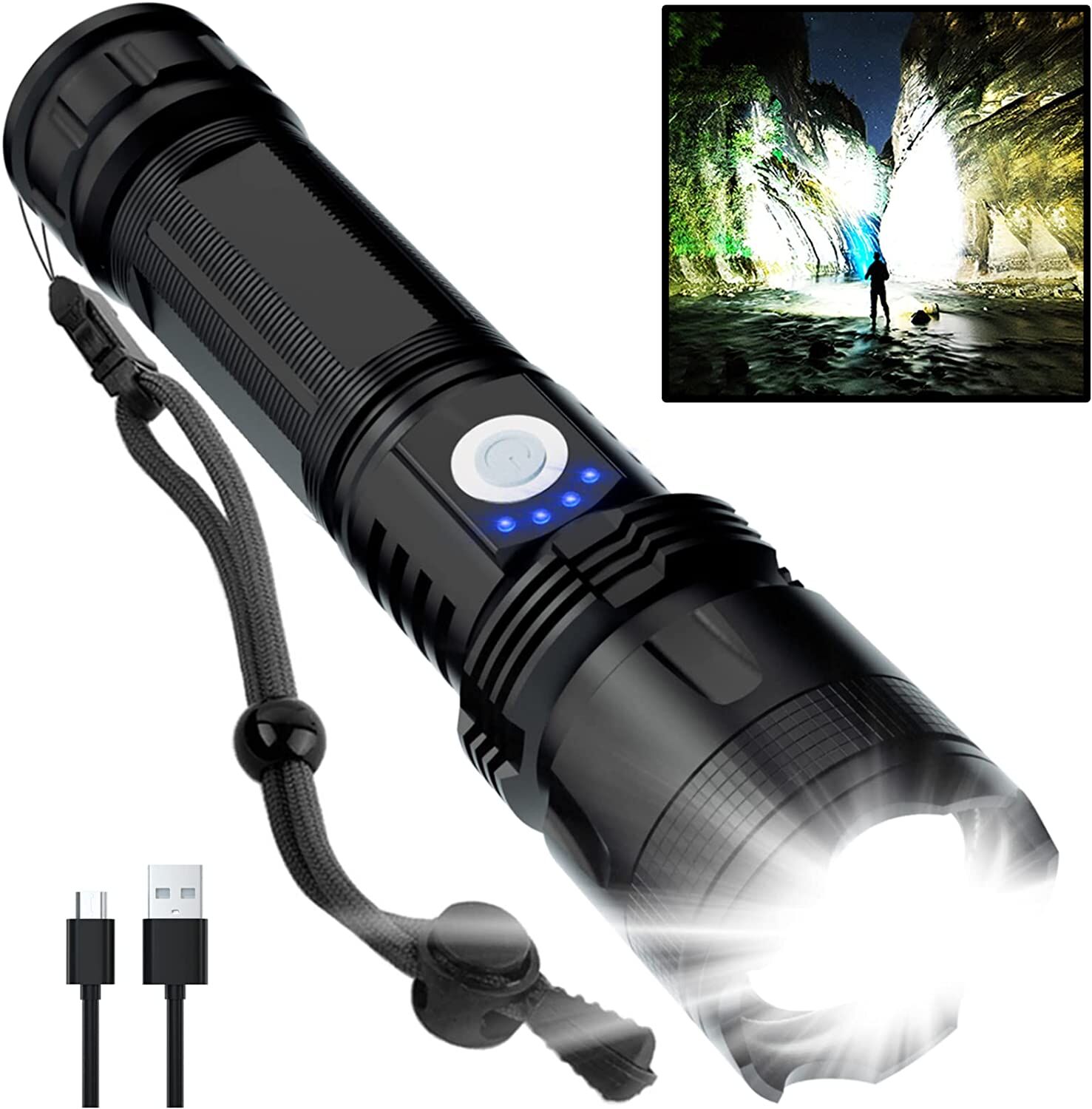 Bulk Buy China Wholesale Flashlight Torch Usb Hand Lamp Rechargeable ...