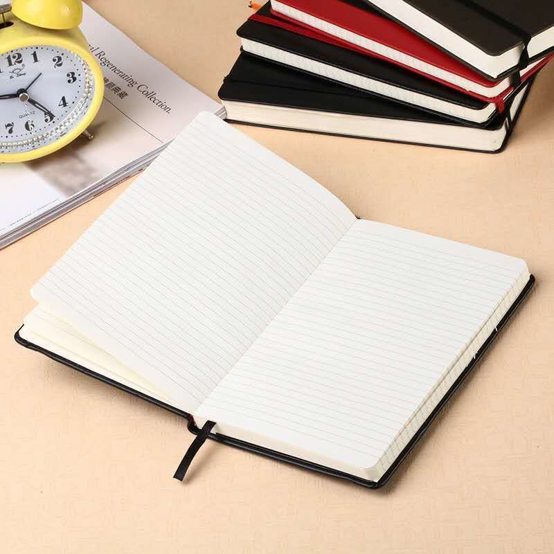 Personalized Printed A5 Journal Hardcover Line Pu Cover Ribbon Bookmark ...