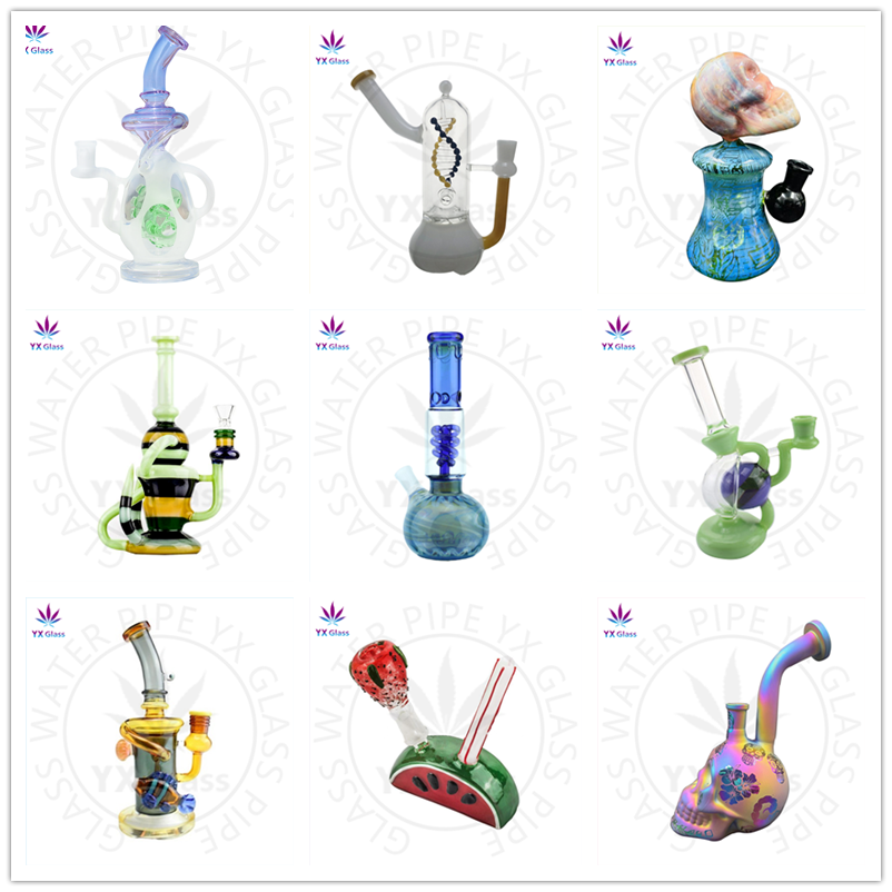 Colorful Glass Water Pipe Smoking Dab Rigs Oem Glass Bong Factory ...