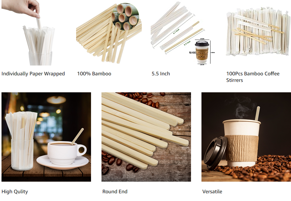 Buy Wholesale China Disposable Custom Wood Cocktail Drink Stick Tea ...