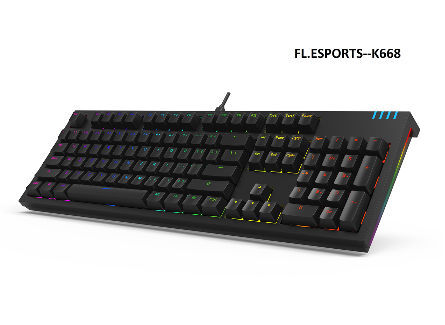 Full Size 104keys Type-c Port Cable Gaming Wired Mechanical Keyboard ...