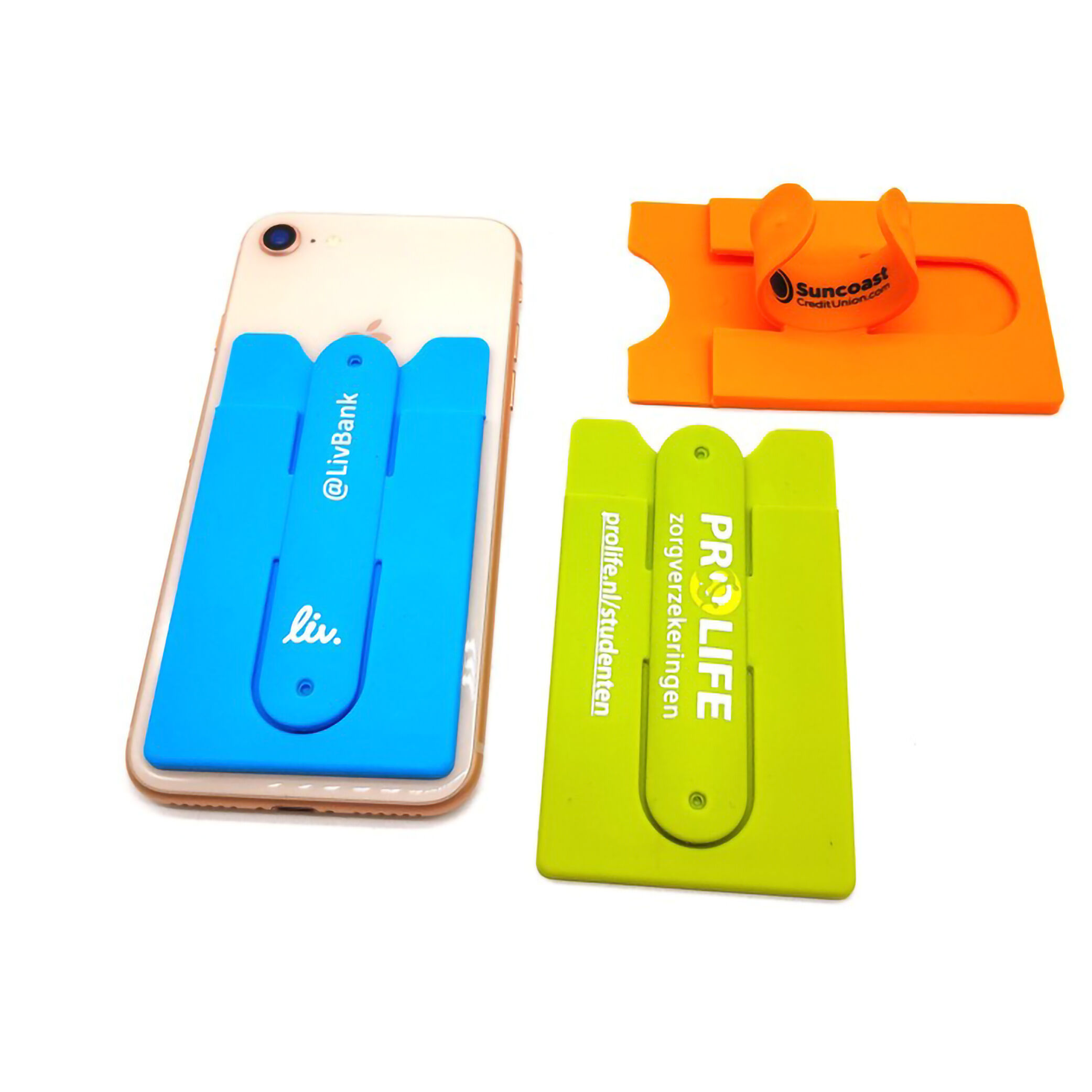 Buy Wholesale China Silicone Mobile Cash Wallet Custom Logo Cell Phone ...