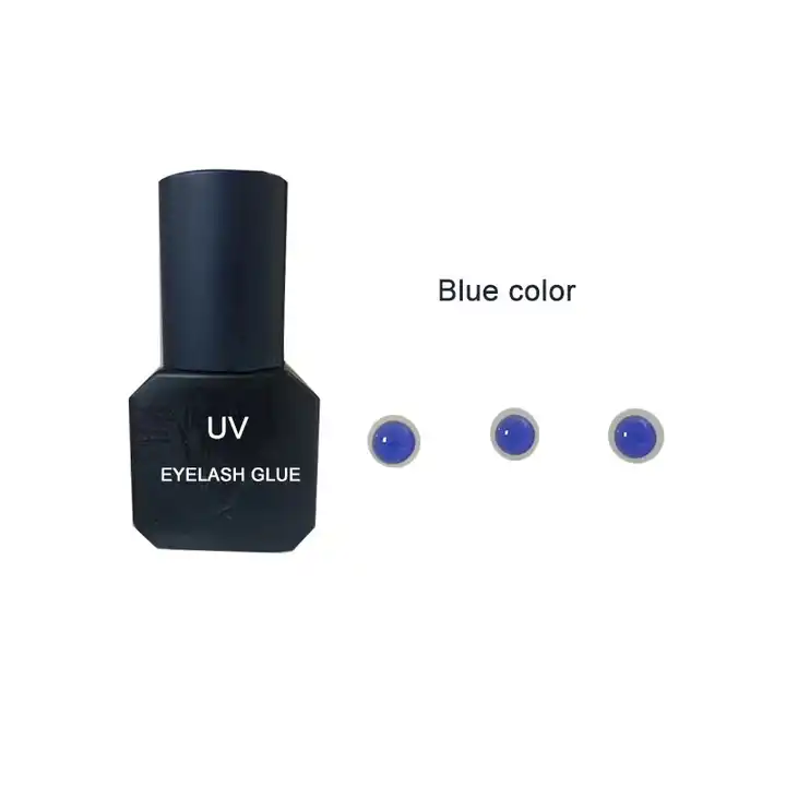 Buy Wholesale China Blue Color Uv Lash Glue Eyelash Fast Drying ...