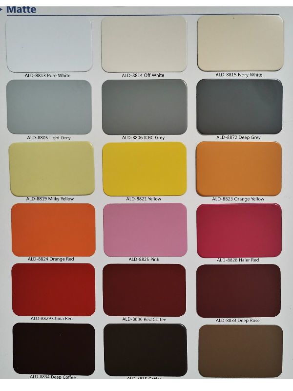 Panel Komposit Aluminium (acp) Warna Matte Harga Pabrik Untuk Signage ...