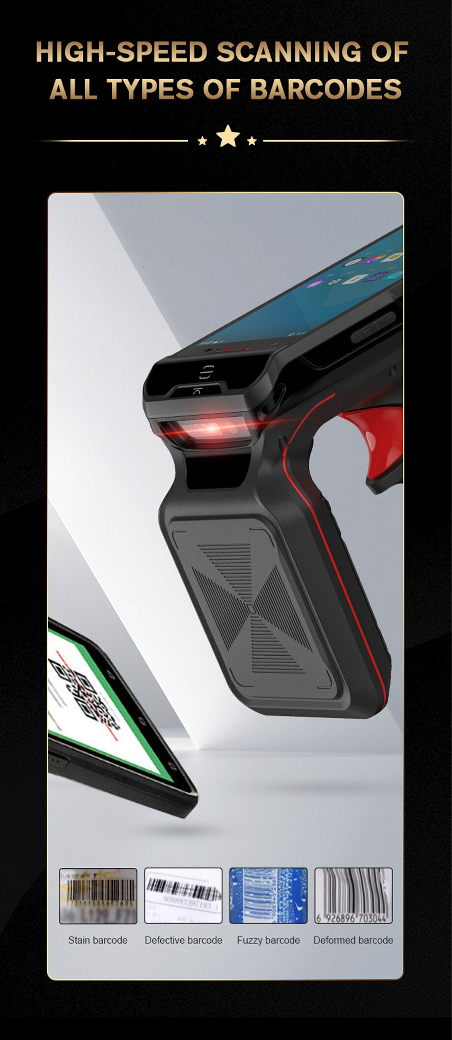 Buy Wholesale China R501 Rugged Mobile Computer 1d 2d Barcode Scanner ...