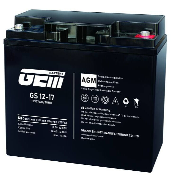 Buy Wholesale China Gs 12v17ah Ups /vrla/sla/smf/deep Cycle/agm/ Rechargeable Telecom/solar ...