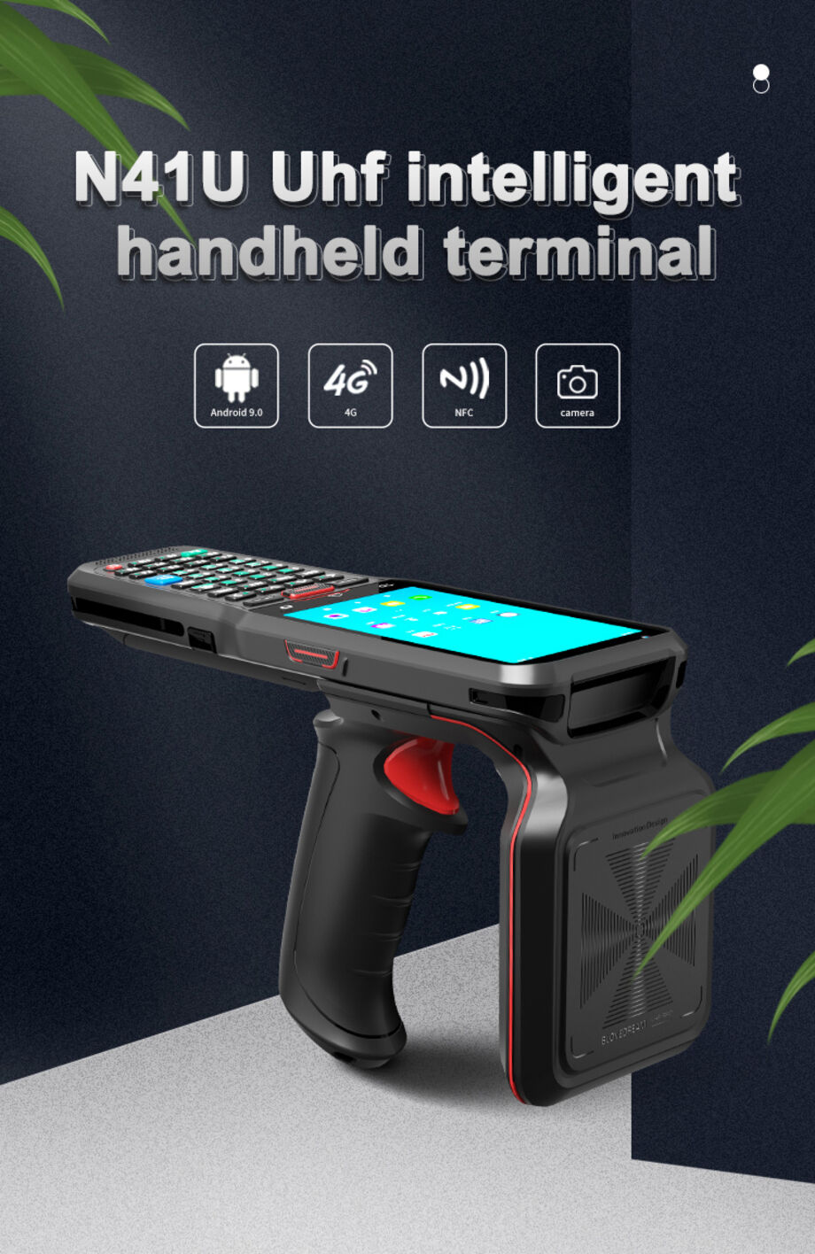 Buy Wholesale China 865-868mhz Android 10 Long Range Handheld Uhf Rfid Reader With Nfc Function ...