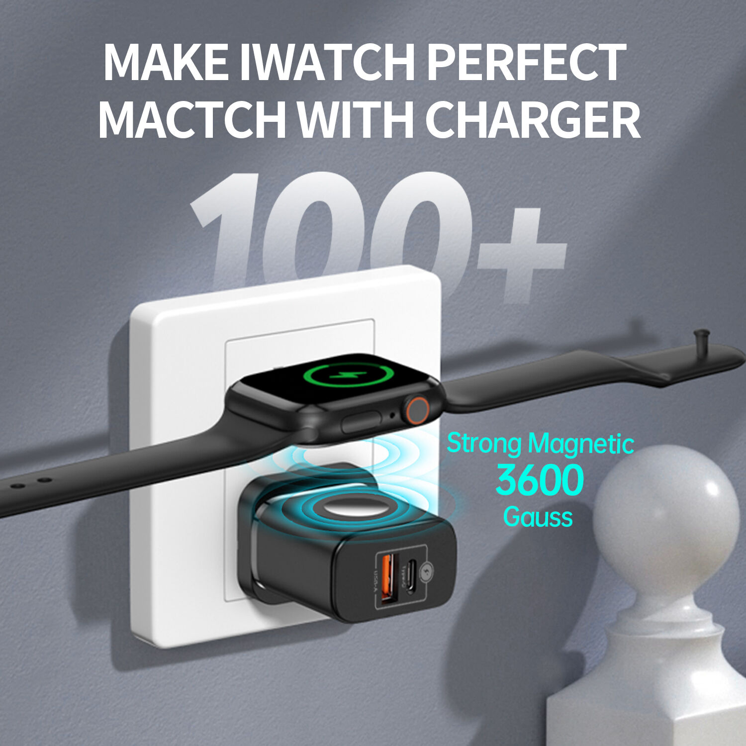 Wholesale High End 23w 3 In 1 Wireless Chargerwith Uk Plug For Iwatch ...