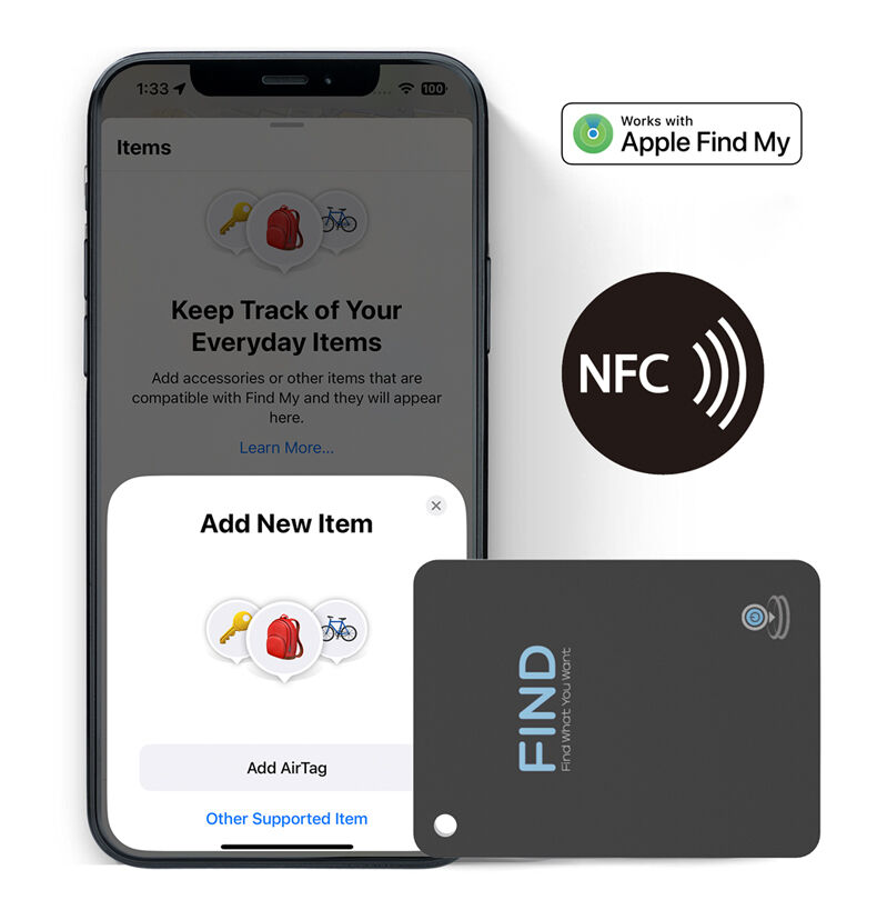 Buy Wholesale China Bluetooth Anti-loss Devices Mfi Find My Tag Card ...