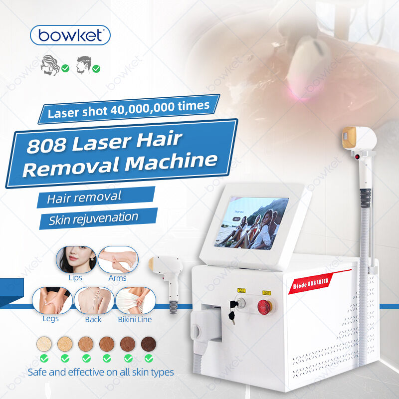 Bowket 3 Wavelength 755 1064 808nm Diode Laser Machine For Hair Removal ...