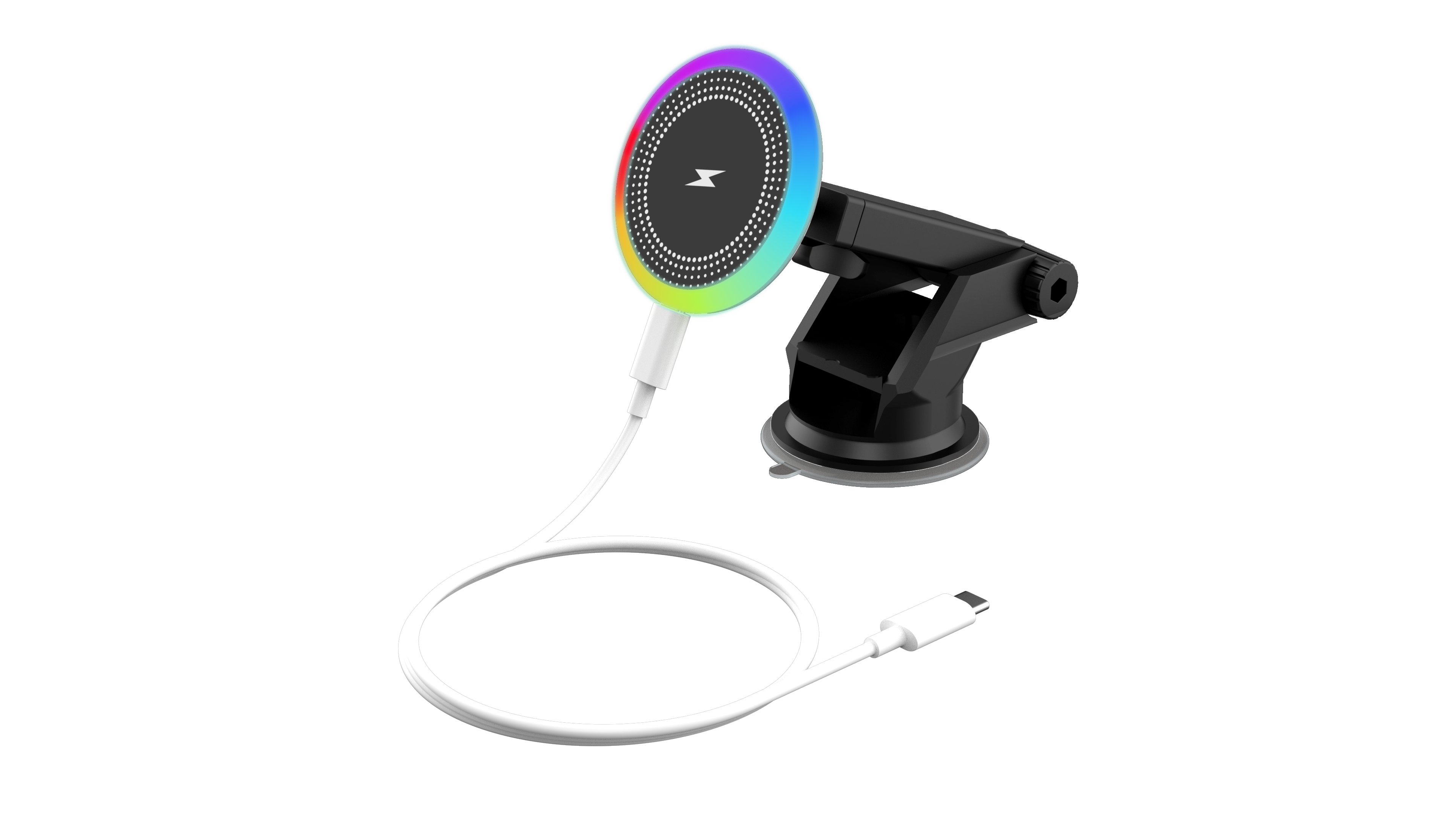 Buy Wholesale China Rgb Car Charger Wireless Charger 15w Wireless ...